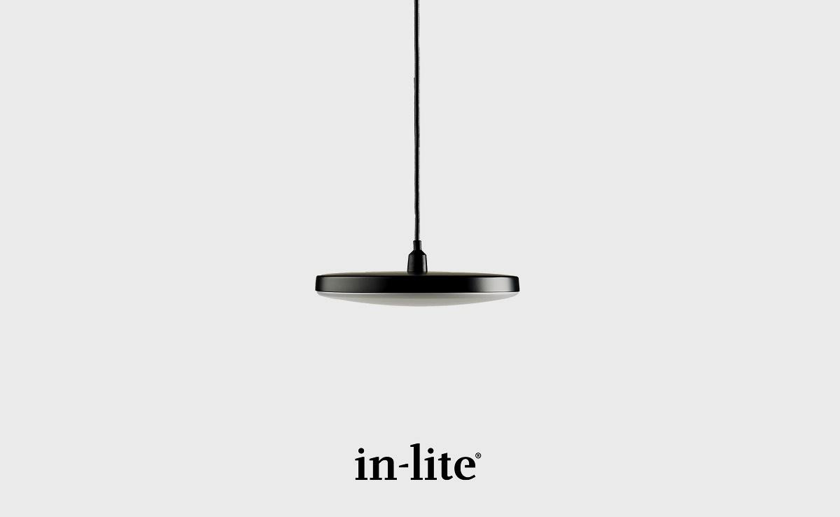 In-lite hanglamp DISC PENDANT BLACK 12V | Bestratingsweb.nl